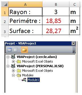 VBA Créer une fonction