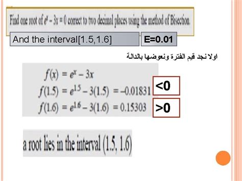 NUMERICAL ANALYSIS TO APPROXIMATE NONLINEAR EQUATIONS NUMERICAL ANALYSIS
