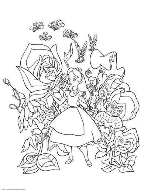 색칠공부 이상한 나라의 앨리스 색칠놀이 네이버 블로그