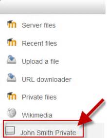 File System Repository MoodleDocs