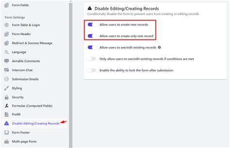 Form Restrict Users To Create 1 Record Only New Releases Miniextensions For Airtable