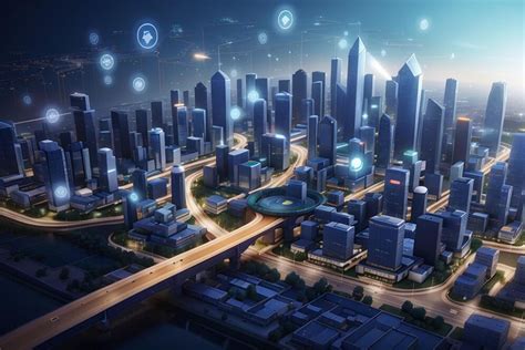 Futurealtering Business Data Analytics Smart City Transformation Premium Ai Generated Image