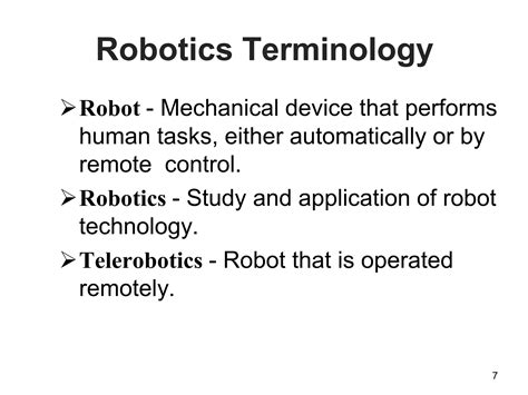 robotics latest ppt pdf