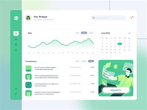 Dashboard Sales UI Design Greative Design Studio