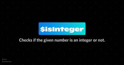 Isinteger Aoijs — Documentation
