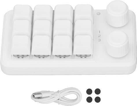 EVTSCAN Clavier de Jeu programmable Commutateurs mécaniques Bleus Éclairage RVB Bluetooth USB C