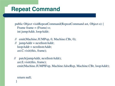 Ppt Repeat Until Command Powerpoint Presentation Free Download Id