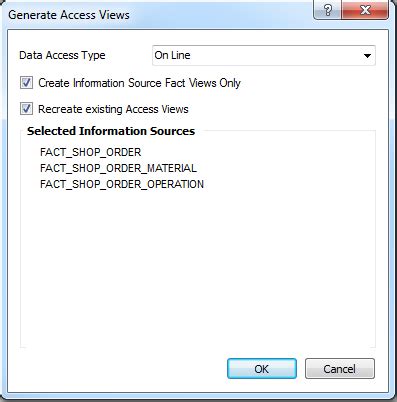 Analysis Models Access Views