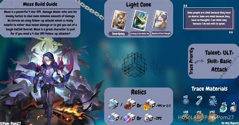 [V2.5] Character Build Guide~Moze Honkai: Star Rail | HoYoLAB