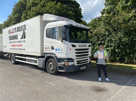 Well Done To Megan Who Passed Her Hgv Cpc Test First Time Today We Book And Arrange Everything