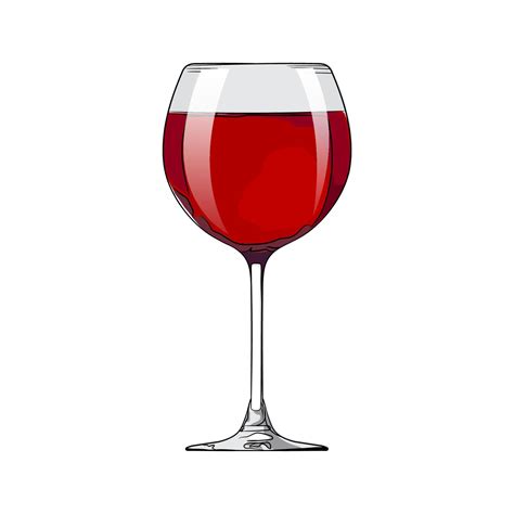 Wine Glass Vector Image