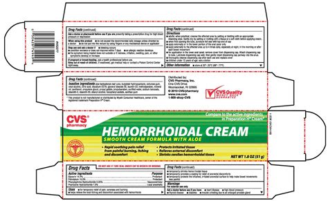 Cvs Hemorrhoidal Cream Cvs Pharmacy
