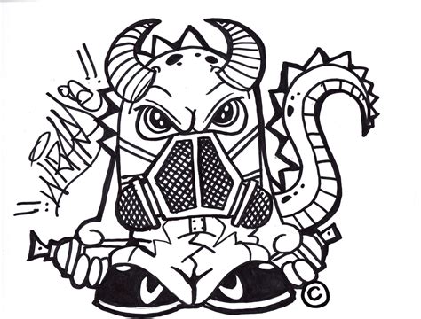 Gangster Graffiti Drawings