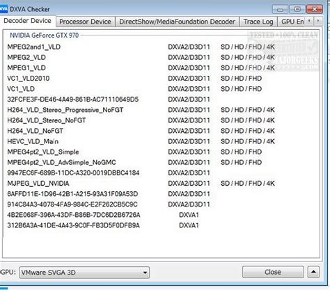 DXVA Checker