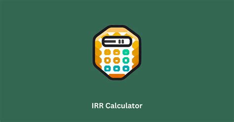 IRR Calculator Calculator Hive