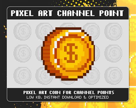 Buy Twitch Channel Point Pixel Art Coin Emote Online In India Etsy