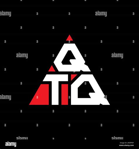 QTQ Triangle Letter Logo Design With Triangle Shape QTQ Triangle Logo Design Monogram QTQ