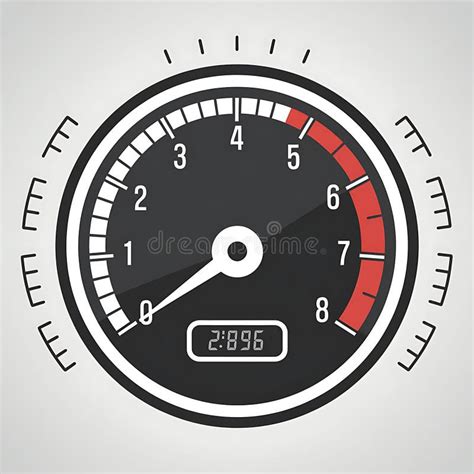 Analog Speedometer Gauge Meter Dial Reading 2896 Units Stock