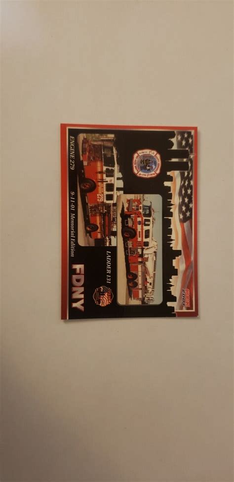 Fdny Collector Cards Commerating 9 11 Rare Find 54 Cards Choice Marketing Ebay