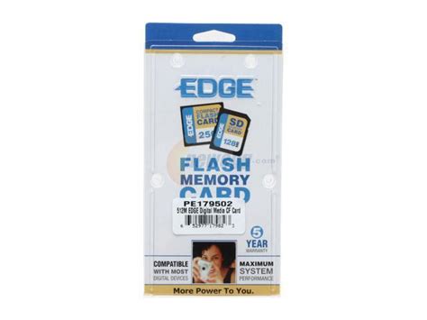 EDGE Tech EDGE Premium 512MB Compact Flash CF Flash Media Model PE179502 Newegg Com