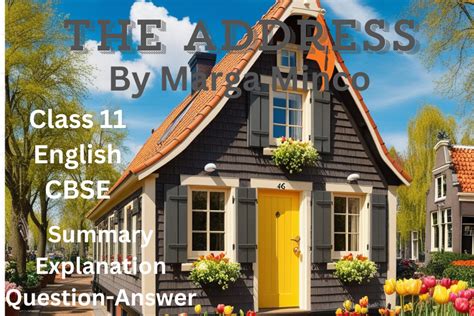 The Address Class 11 English Snapshots Cbse Summary Detailed The Address Class 11 English Snapshots Cbse Summary Detailed