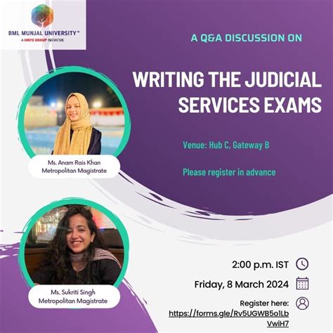 Happy To Share That The School Of Law At Bml Munjal University Is