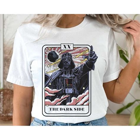 Star Wars Tarot Card Darth Vader The Dark Side Shirt Star Inspire