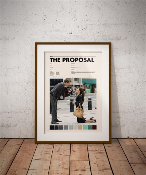 The Proposal Poster Wall Art Print Vintage Art Print Custom Movie