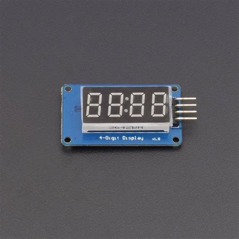 Make A Digital Clock Using 4 Bit Tm1637 Led Display Rees52