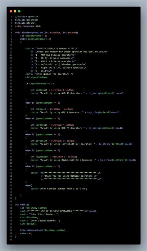 Sajid Hussain On Linkedin Cplusplus Bitwiseoperators Coding Dsa