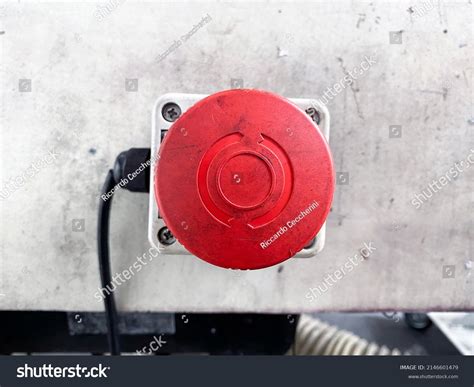 Emergency Push Button Mushroom Head Buttonfor Stock Photo 2146601479 Shutterstock