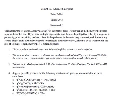 Solved This Homework Set Is Due Monday March 6th At The
