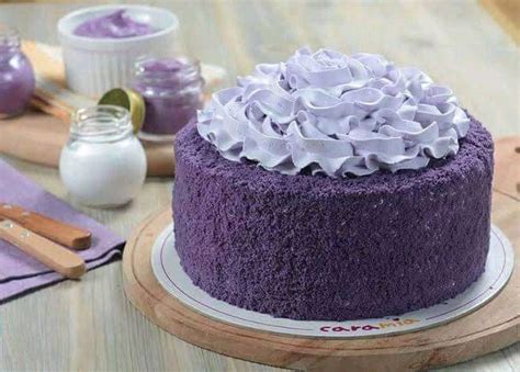 Red Ribbon Ube Overload Filipino Purple Yam Chiffon Cake From Scratch