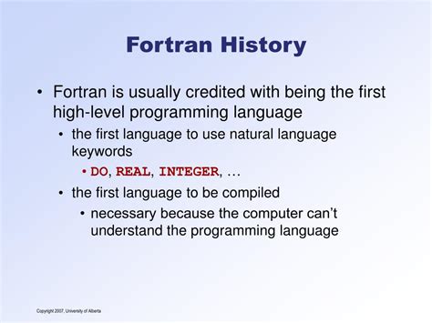 Ppt Introduction To Fortran Powerpoint Presentation Free Download Id4707346