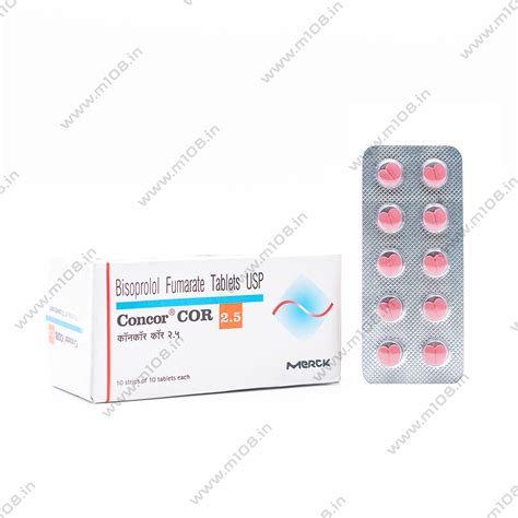 Product Concor Cor 25mg Tab M108