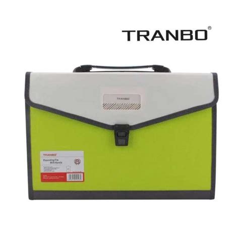 Tranbo Plastic Expanding Bag File Folder With 13 Pockets Foolscape Size Daraz Pk