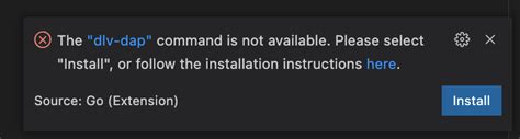 The Dlv Dap Command Is Not Available Please Select Install Or Follow The Installation
