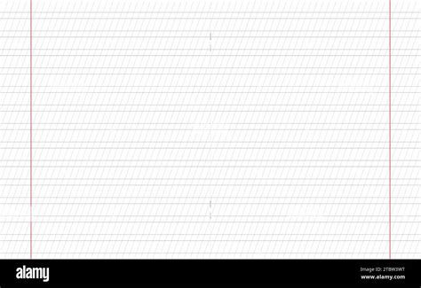 Notepade Texture Slanting Line Grid Soft Gray Color With Red Border