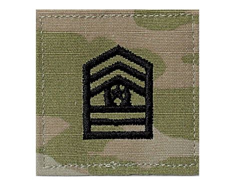 Army Rotc Ocp Hook And Loop Command Sergeant Major Patch