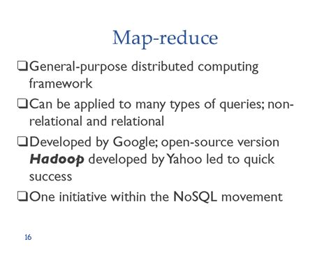 20 421 Largescale Map Reduce Map Reduce General Purpose Distributed