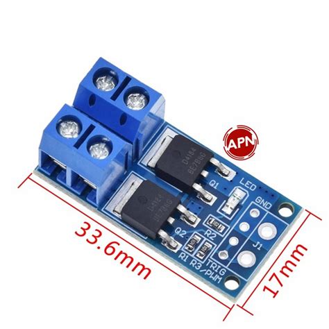 jual 15a 400w mos fet trigger switch drive module pwm regulator arduino shopee indonesia