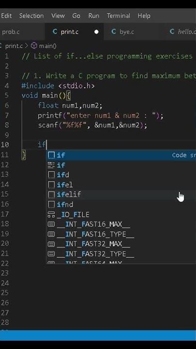 If Else Coding Tutorial In C Coding Ctutorial Learncoding