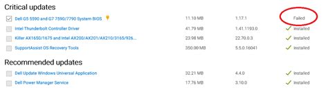 It Seems Like Whenever There Is A Bios Update It Fails To Install R Dell