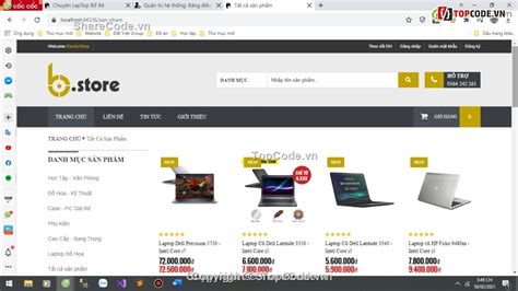 Source Code đồ án Website Cửa Hàng Laptop Aspnet Mvc5 Báo Cáo
