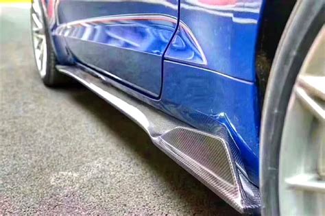 2018 탄소 섬유 프론트 립 후면 디퓨저 사이드 스커트 포드 머스탱 바디 키트 자동차 액세서리 자동차 튜닝 부품바디 키트 Aliexpress