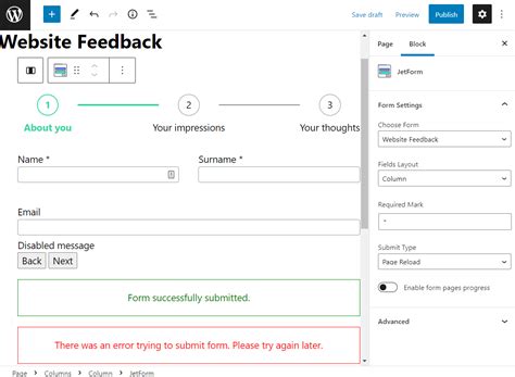 Jetformbuilder Plugin Building A Wordpress Multi Step Form Crocoblock