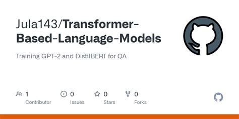 Github Jula143transformer Based Language Models Training Gpt 2 And