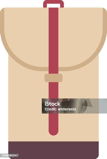 플랫 스타일의 학교 배낭 학생 용품 책 노트북 종이와 배낭 학교 배낭에 포켓이 있는 교육 장비 벡터 일러스트레이션 가방에 대한 스톡 벡터 아트 및 기타 이미지 Istock