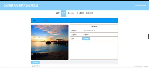 Java毕设项目企业销售员考核及奖金核算系统（javavuemybatismavenmysql）个奖金发放java程序 Csdn博客