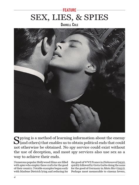 Darrell Cole Sex Lies And Spies Pdf Just War Theory